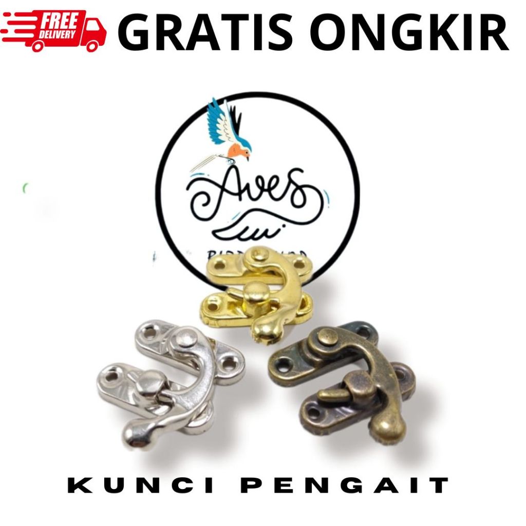 Jual KLEM PENGUNCI JEPIT PINTU SANGKAR BURUNG KUNCI PENGAIT BOX ...