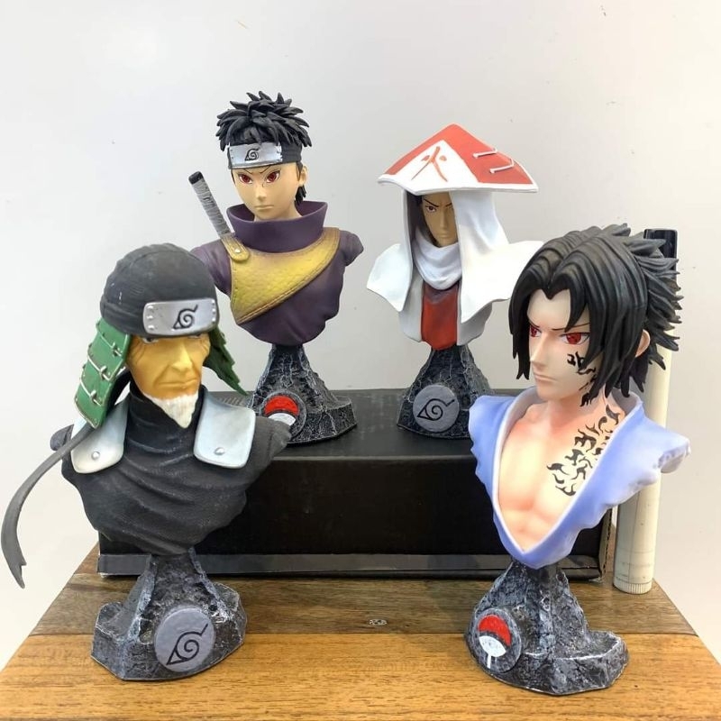 Jual bust static figure Sasuke hiruzen sarotobi shisui uchiha obito ...
