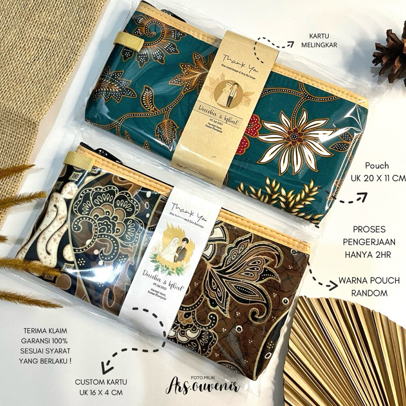 Jual Souvenir Pernikahan Dompet batik Khas Jogja Uk 20 x 11 (1kg muat 50pcs) PART 2 | Shopee ...