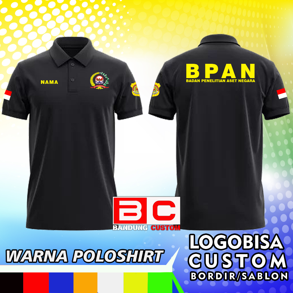 Jual KAOS POLOSHIRT BPAN/POLOSHIRT BPAN/POLOSHIRT CUSTOM SUKA SUKA ...