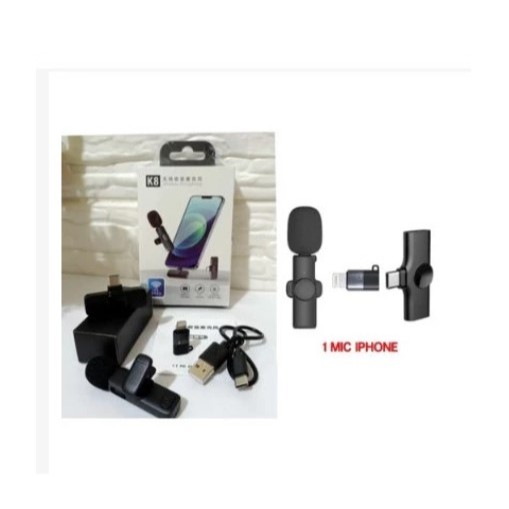 Jual Mic Youtuber K8 3in1 to handphone iPhone , Type C , & Micro ...