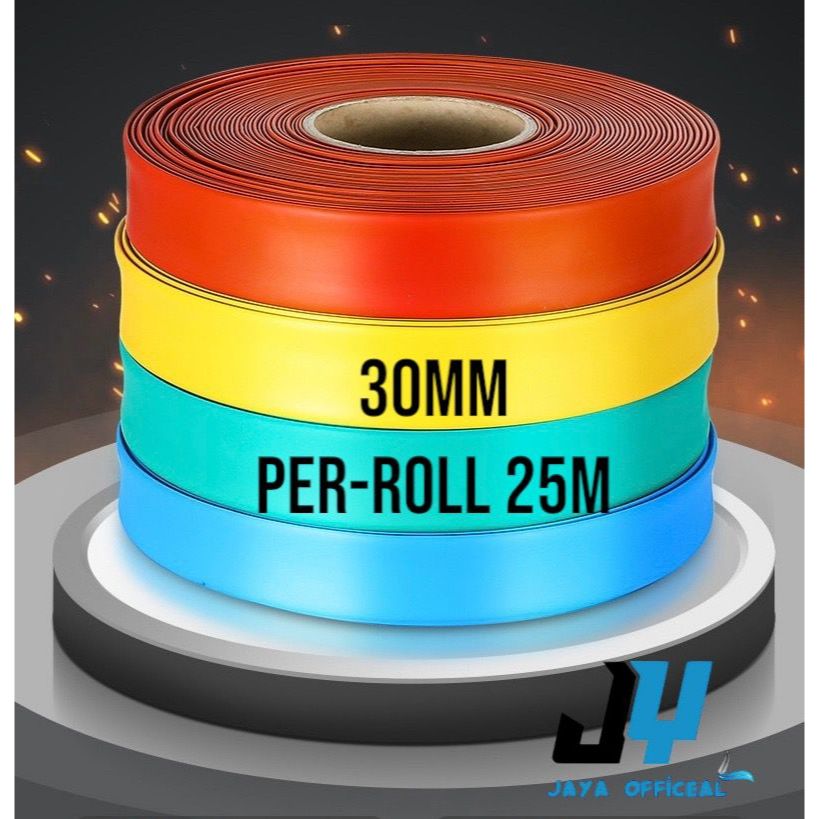 Jual HEATSHRINK D-30MM/HEAT SHRINK TUBING/SELONGSONG KABEL BAKAR ROLL ...