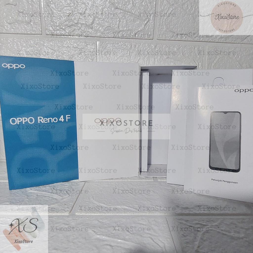 Jual DUS / KOTAK OPPO RENO 4F FREE STIKER DAN FULL AKSESORIS - CHARGER ...
