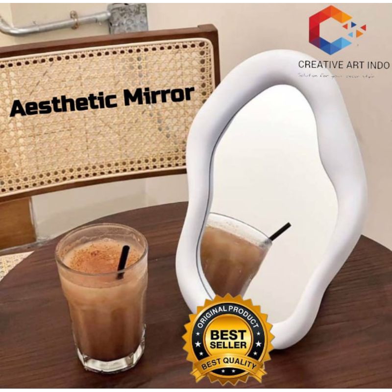 Jual kaca cermin/kaca aesthetic/cermin aesthetic/cermin kekinian ...