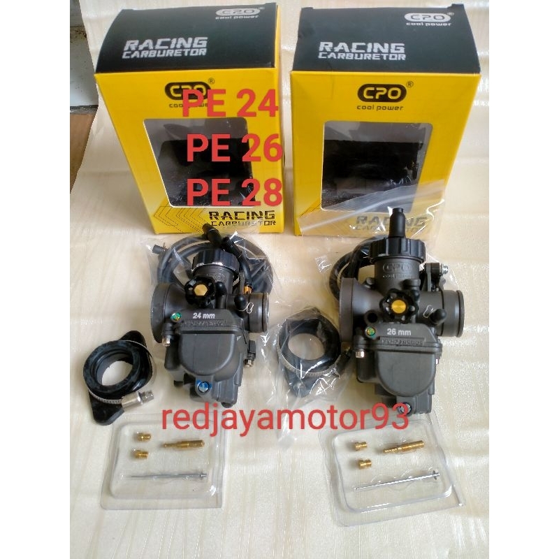 Jual Karburator CPO Gen 2 karbu PE 24/PE 26/ PE 28 Black cool power | Shopee Indonesia