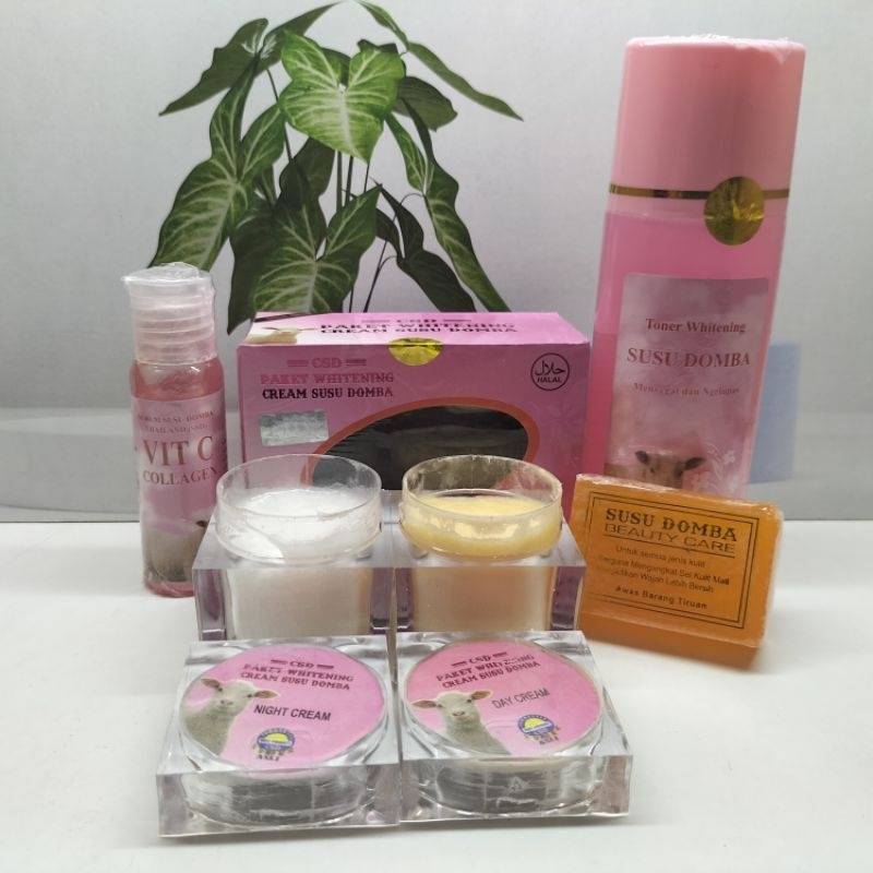 Jual PAKET CREAM SUSU DOMBA CSD MDS PINK 30GR ORIGINAL 5IN1 (siang malm ...