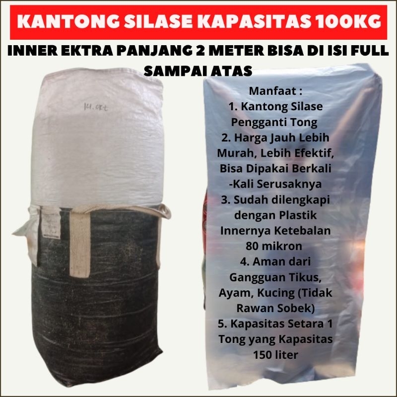 Jual Kantong Silase/Permentasi Pengganti Tong Kapasitas 100kg Dengan ...