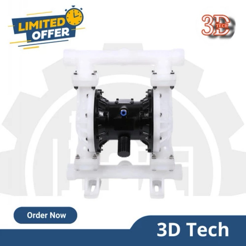 Jual Pompa Diaphragm QBK/QBY 15 AODD 0.5 inch (Body Polypropylene / PP ...