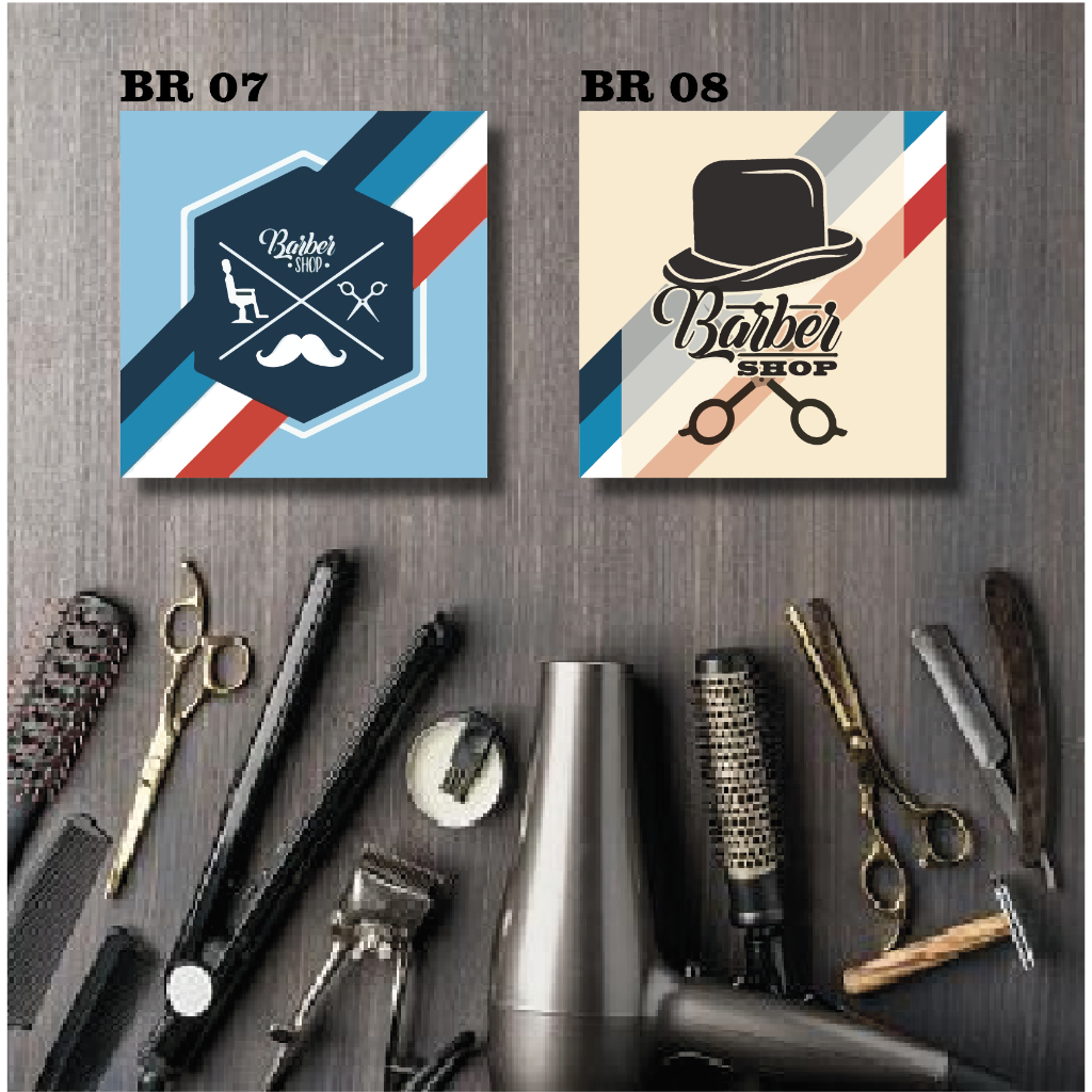 Jual Pajangan Tembok Tempat Cukur Hiasan Dinding Barbershop Ukuran ...