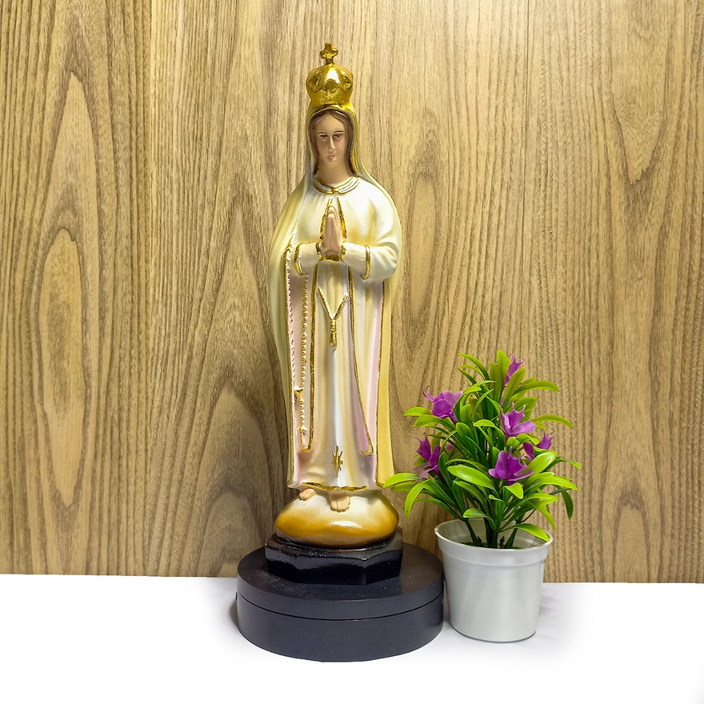 Jual Patung Bunda Maria 30 cm, Warna Gold Mahkota/Patung Bunda Maria ...