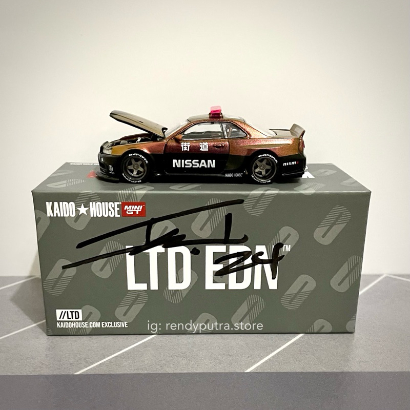 Jual KAIDO HOUSE Nissan Skyline GT-R R34 Police Japan Pop Up LTDEDN ...