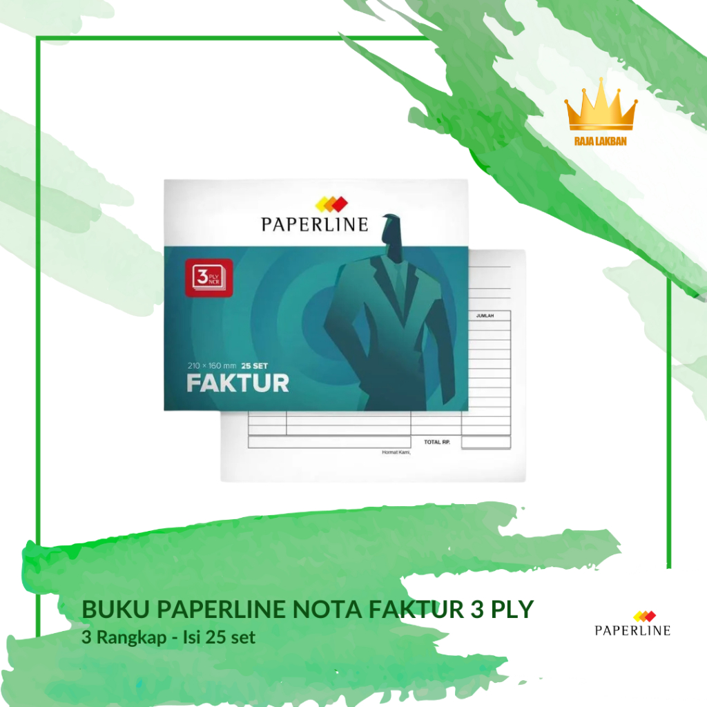 Jual Buku Faktur Nota FakturPaperline Nota Faktur 3 PLY/ 3 Rangkap ...