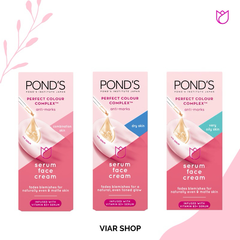 Jual POND’S BEAUTY SERUM FACE CREAM COMBINATION SKIN, DRY SKIN, VERY ...