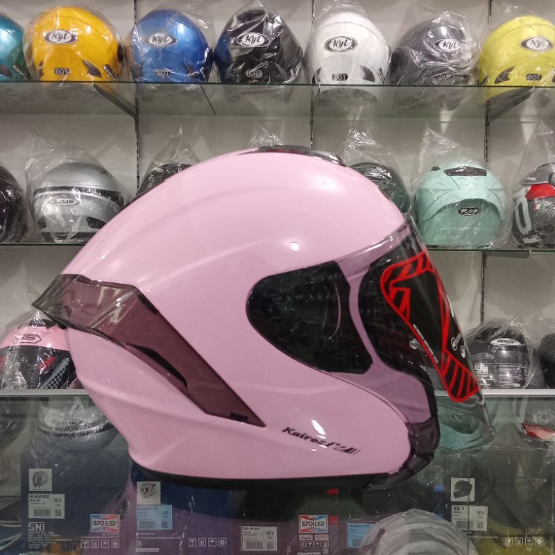 Jual HELM NJS KAIROZ V2 SOLID PINK ORIGINAL | Shopee Indonesia