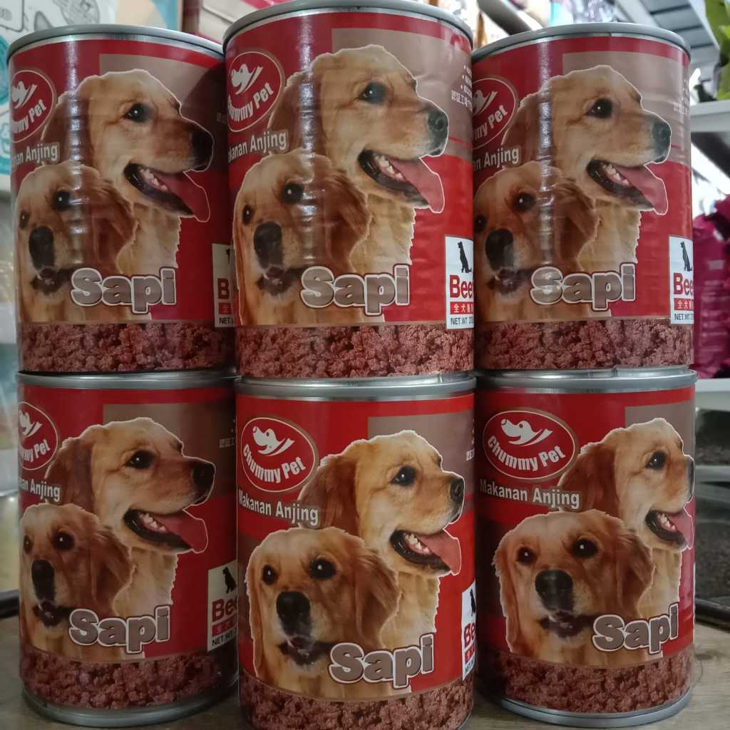 Jual makanan anjing chummy pet beef 375gr (1dus 24 kaleng) | Shopee ...