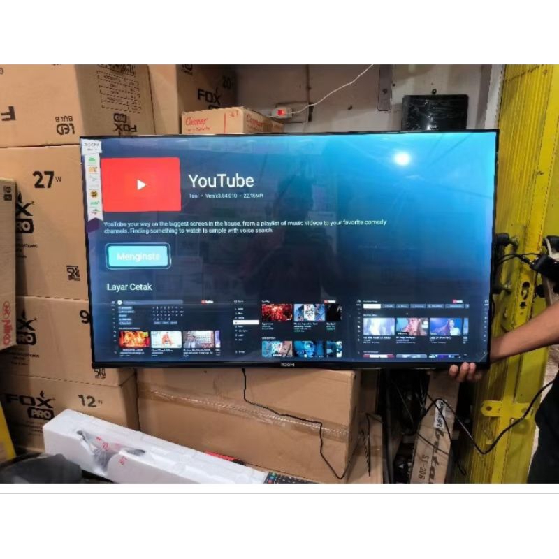 Jual tv android roomi smart tv 43inch rmtv0043-s | Shopee Indonesia