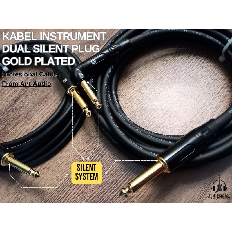 Jual [PROMO] Kabel Instrument Dual Silent Plug | Ant Audio | Shopee ...