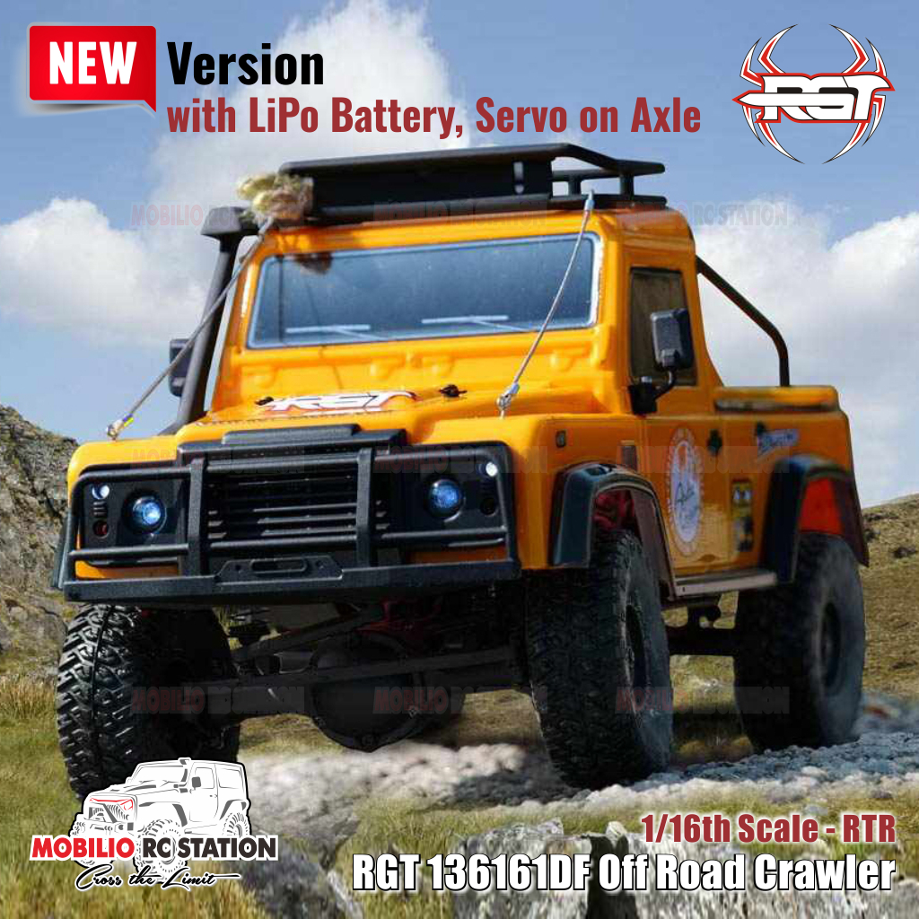 Jual RC RGT 136161 HSP Offroad 4x4 Crawler 1/16 Defender | Shopee Indonesia