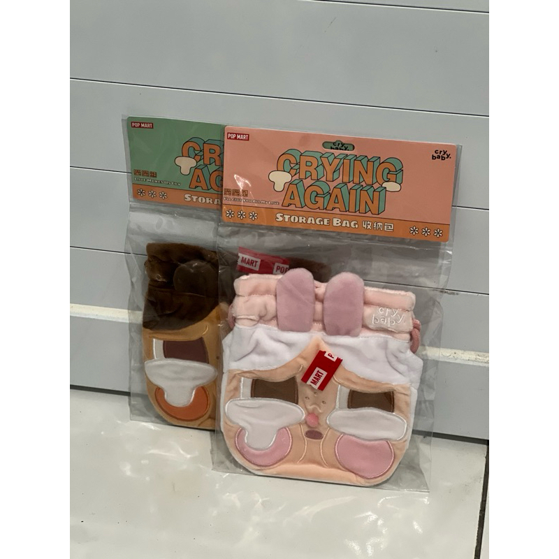Jual CRY BABY , CRY AGAIN STORAGE BAG ( POUCH POPMART ) | Shopee Indonesia