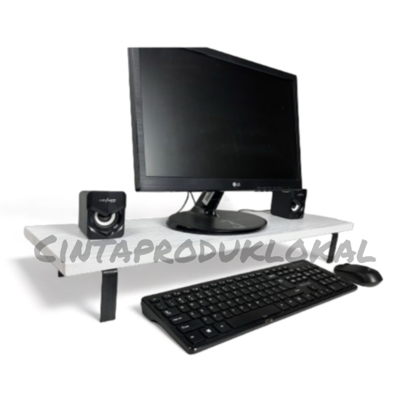 Jual Monitor stand dudukan komputer ukuran 60x20cm | Shopee Indonesia