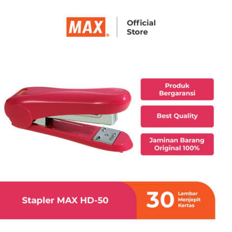 Jual STAPLER BESAR MAX HD-50 STAPLES SATUAN ORIGINAL | Shopee Indonesia