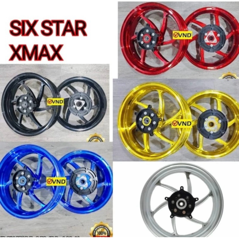 Jual Promo Velg Racing Vnd Six Star Yamaha Xmax 250 Velg Xmax 250 X Max ...