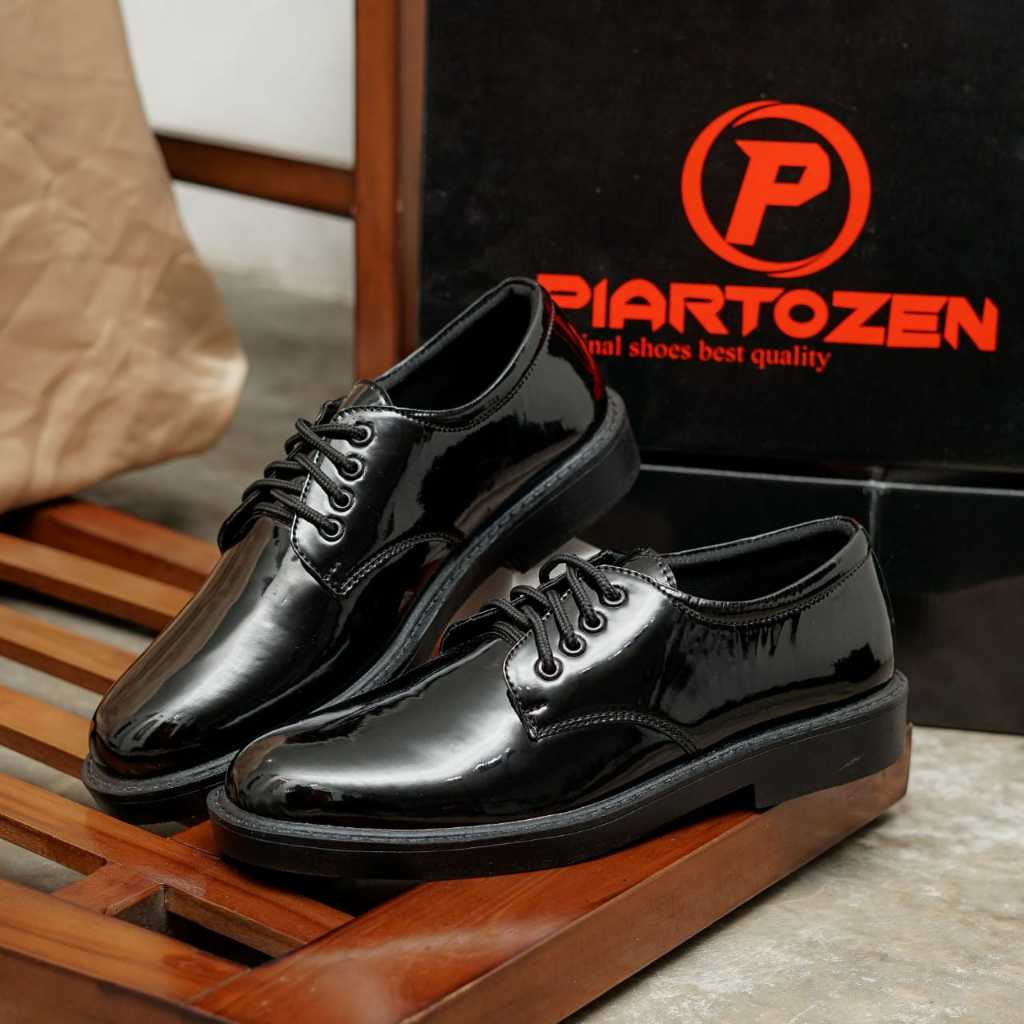 Jual Sepatu PDH Pendek Pentopel Pria untuk Dinas Kantor, Hitam ...