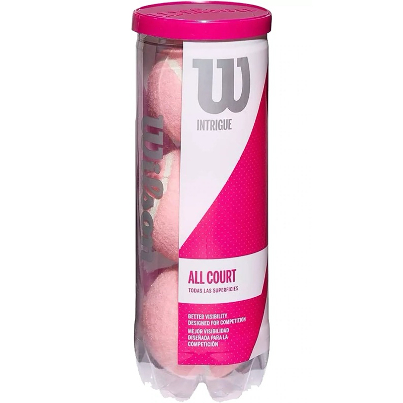 Jual Wilson Intrigue Pink Ball Tennis (3pcs) | Shopee Indonesia