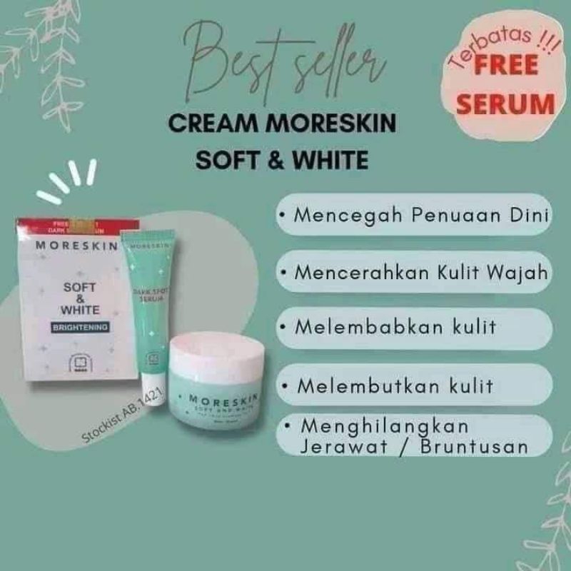 Jual MORESKIN SOFT WHITE (SOFTWHITE) | Shopee Indonesia