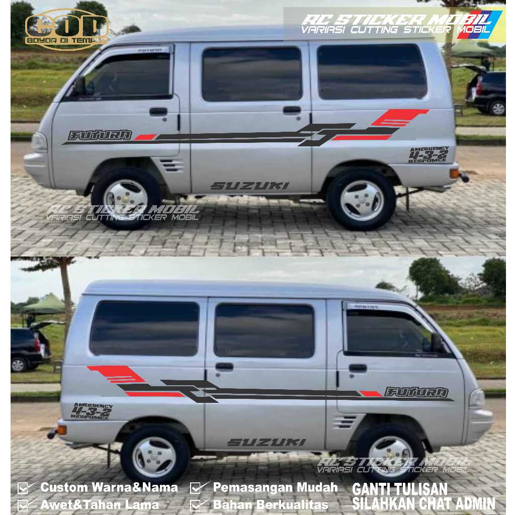 Jual Stiker Striping List Sporty Stiker Mobil Futura Stiker Stiker ...