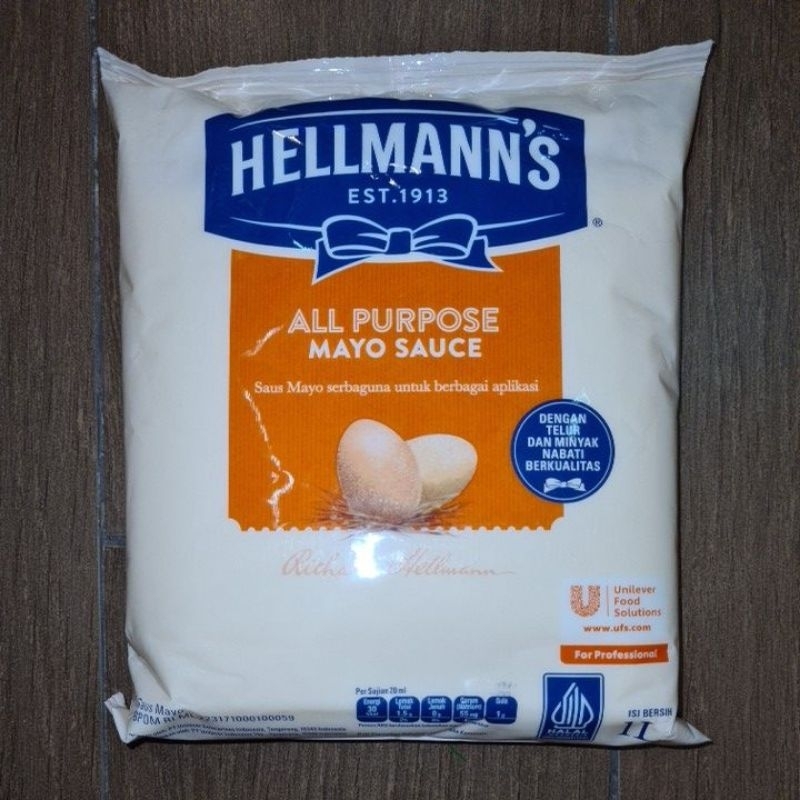 Jual Mayonaise Hellman's Mayo All Purpose 1 Liter [Instant Surabaya ...