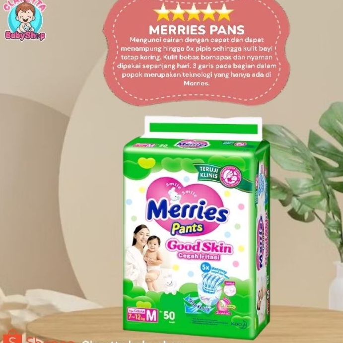 Jual PEMPERS MERRIES PANTS GOOD SKIN | Shopee Indonesia
