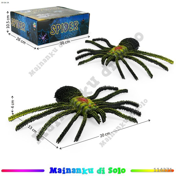 Jual Mainanku Laba-Laba Karet Spider | Shopee Indonesia