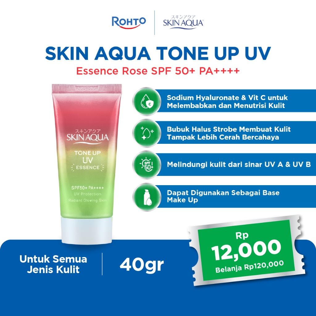 Jual [NEW LAUNCH] Skin Aqua Tone Up UV Sunscreen Essence SPF 50+ PA ...