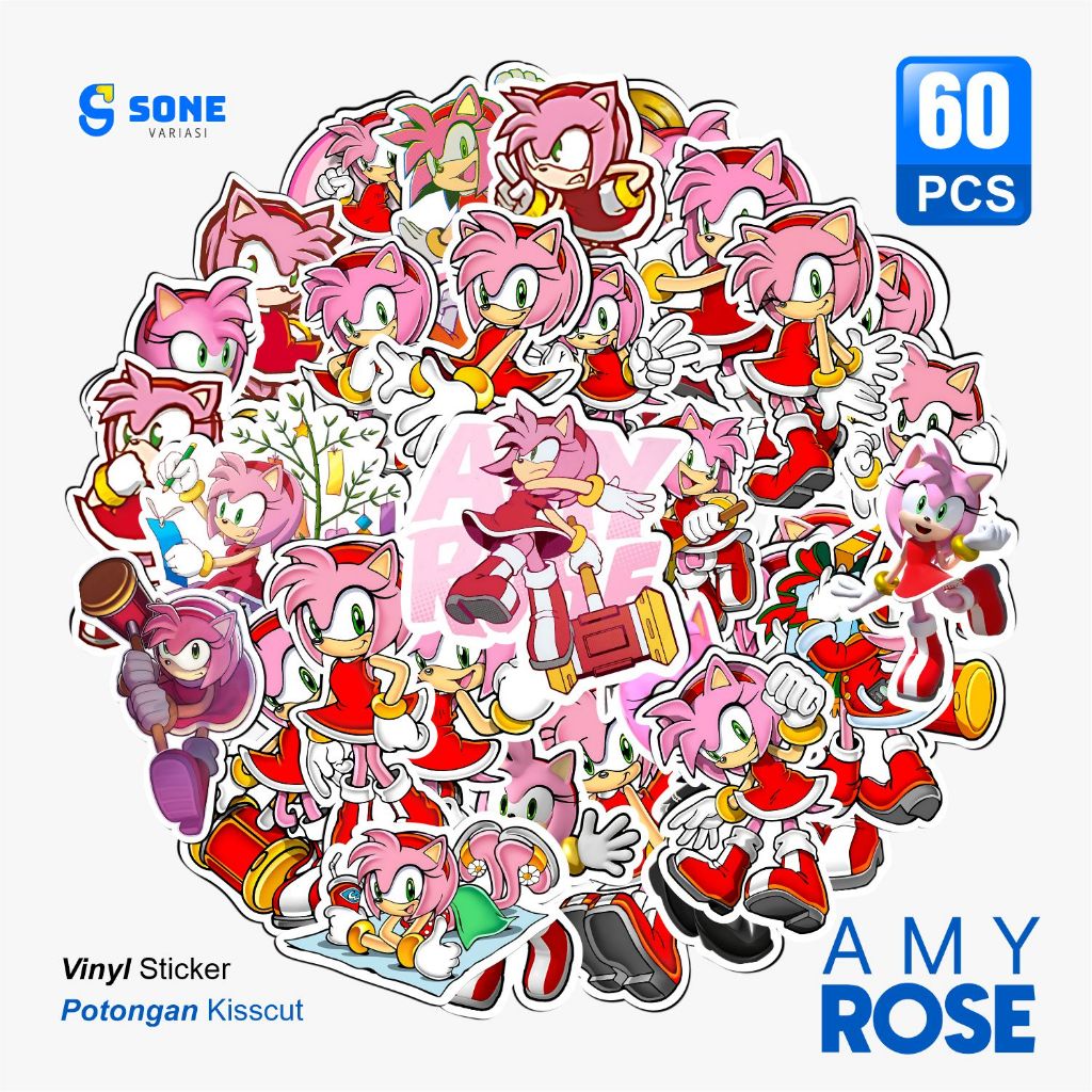 Jual Sticker Amy Rose Aesthetic Paper Vinyl Waterproof Dekorasi Stiker ...
