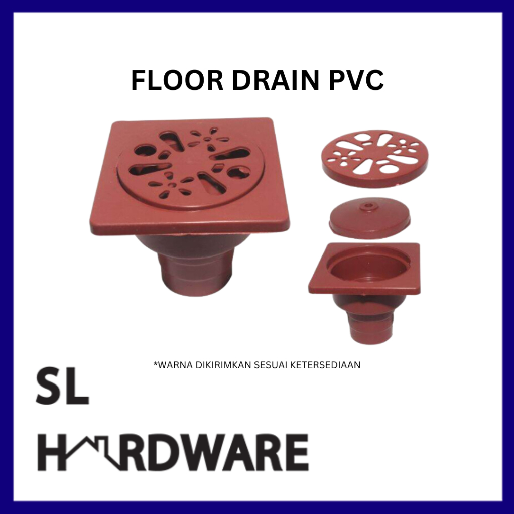 Jual Floor Drain Plastik PVC Kamar Mandi Toilet Saringan Got | Shopee ...
