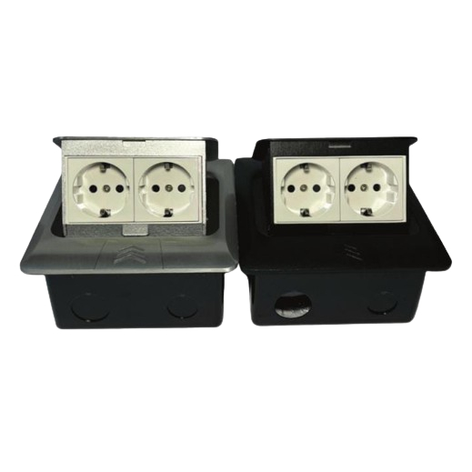 Jual Stop Kontak Lantai Tanam Arde 2 Lubang / Stop Kontak Lantai 4 ...