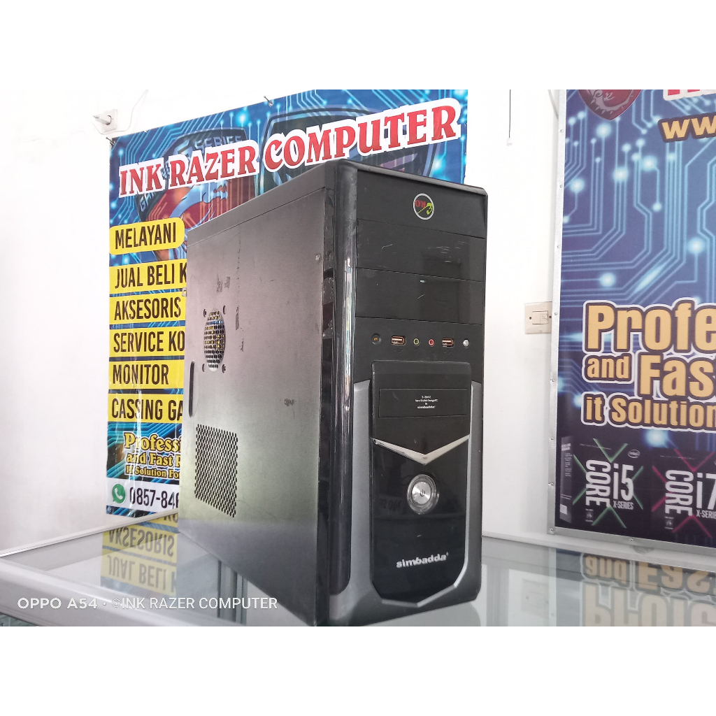 Jual CPU PC Rakitan Office Core i3 gen 4 - 8Gb Ddr3 SSD 256Gb HDD 500 ...