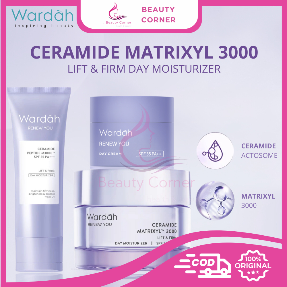 Jual Wardah Renew You Ceramide Matrixyl 3000 Day Moisturizer | Shopee ...