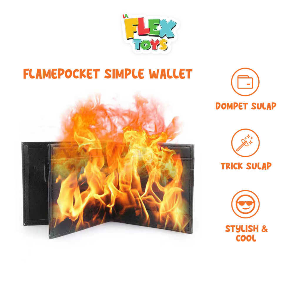 Jual FLAMEPOCKET SIMPLE WALLET - Dompet Sulap - Dompet Api - Magic ...