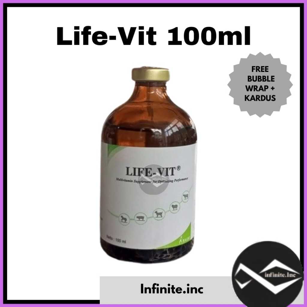 Jual Life Vit 100ml Multivitamin Inj spt Injectamin ADE PLEX | Shopee ...
