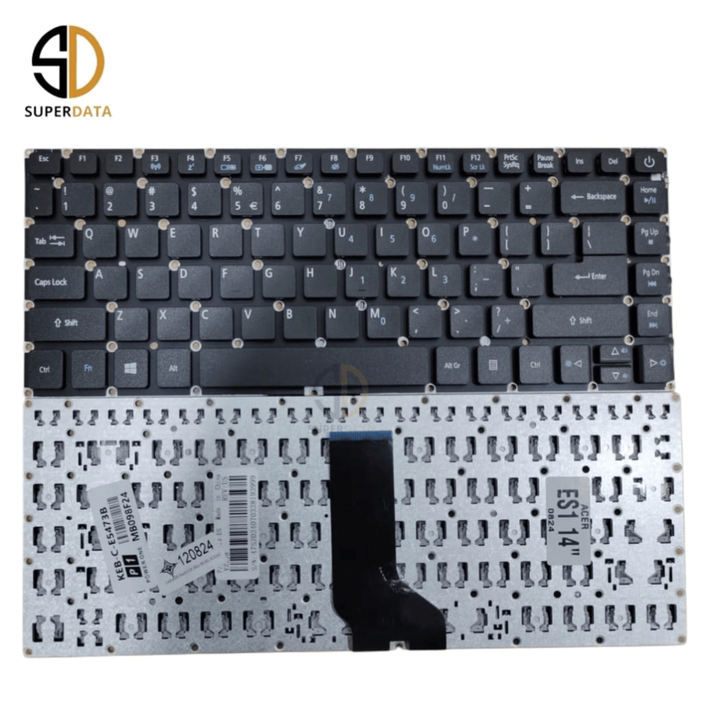 Jual Keyboard Acer ES1 14” – Hitam | Shopee Indonesia