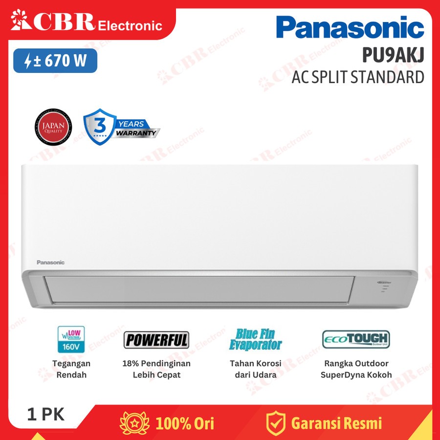 Jual AC Split PANASONIC Standard Inverter 1PK PU9AKJ | Shopee Indonesia
