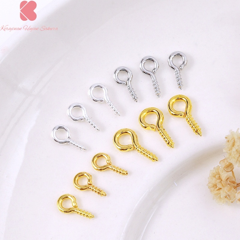 Jual ⚡COD⚡ 50pcs Paku Ulir Sekrup-Sekrup-Gantungan Kunci-Sekrup-Bahan ...