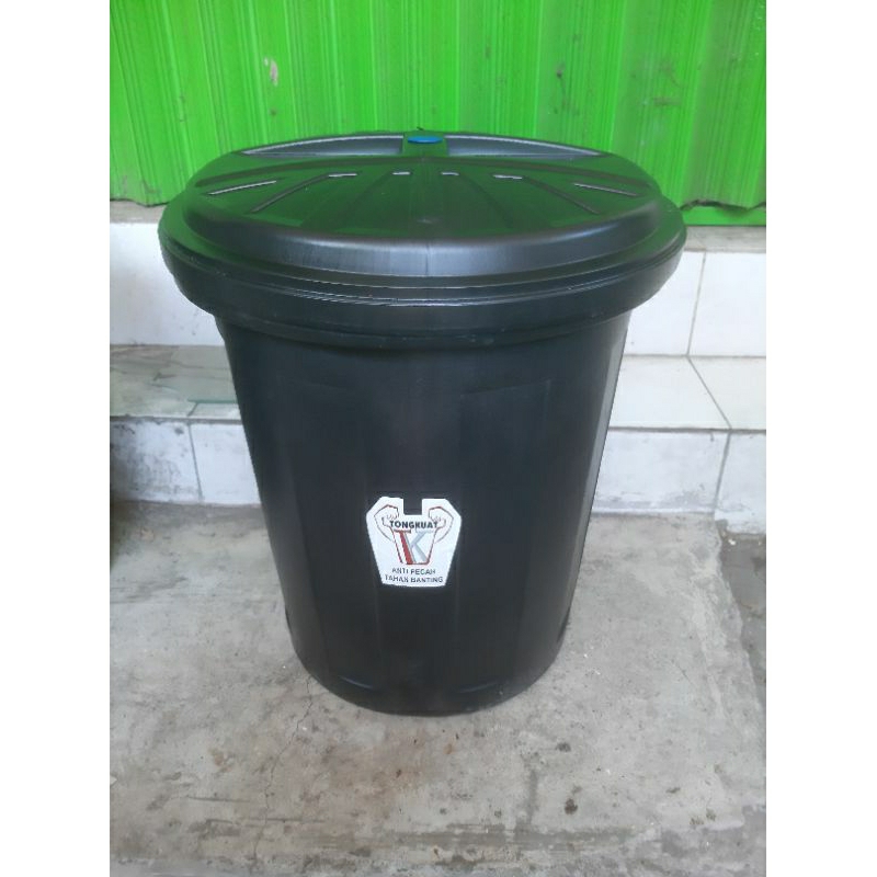 Jual Tong Sampah Tong Kuat Hitam 80L | Shopee Indonesia