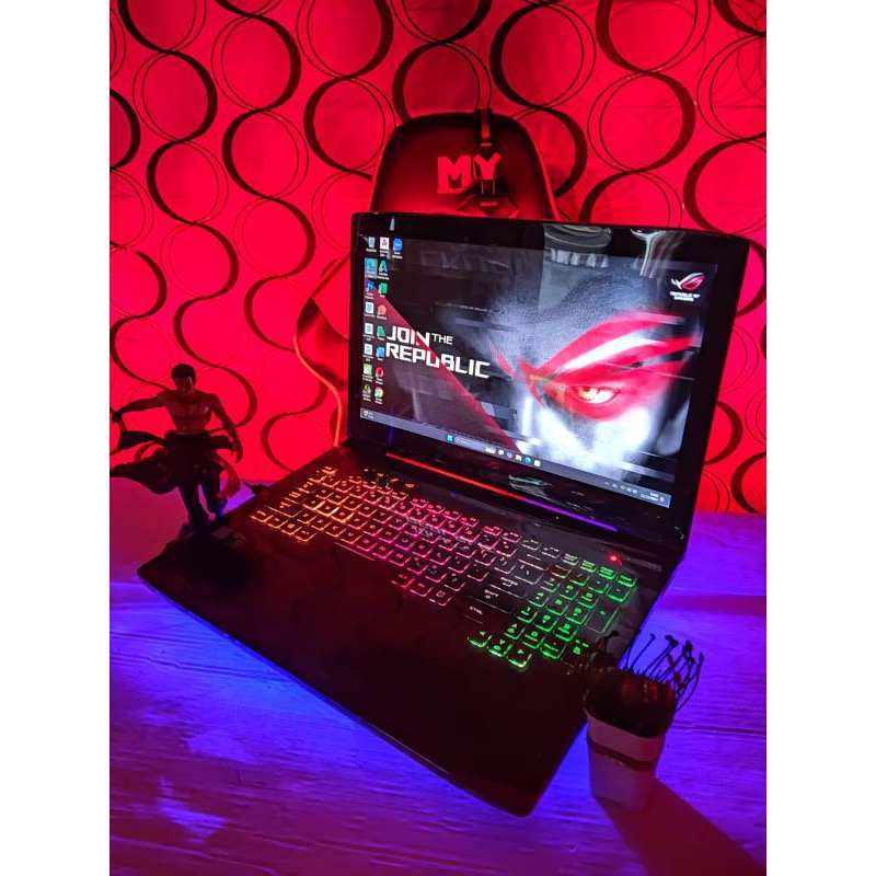 Jual Laptop Gaming Asus Rog Strix GL503GE Core i7 Ram 16/512gb Ssd Dual ...