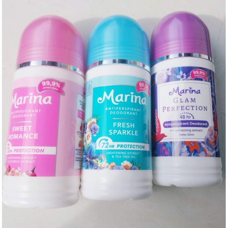 Jual Marina Antiperspirant Deodorant Roll On 45ml | Shopee Indonesia