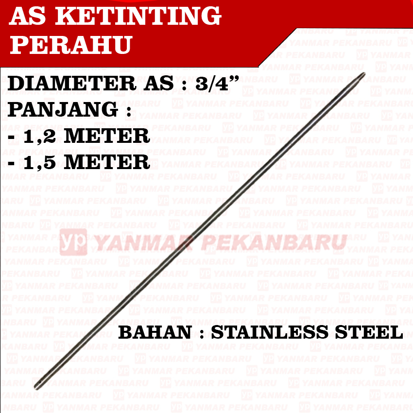 Jual As Ketinting As Perahu Stainless Steel 201 Ukuran 3/4 Inci ...