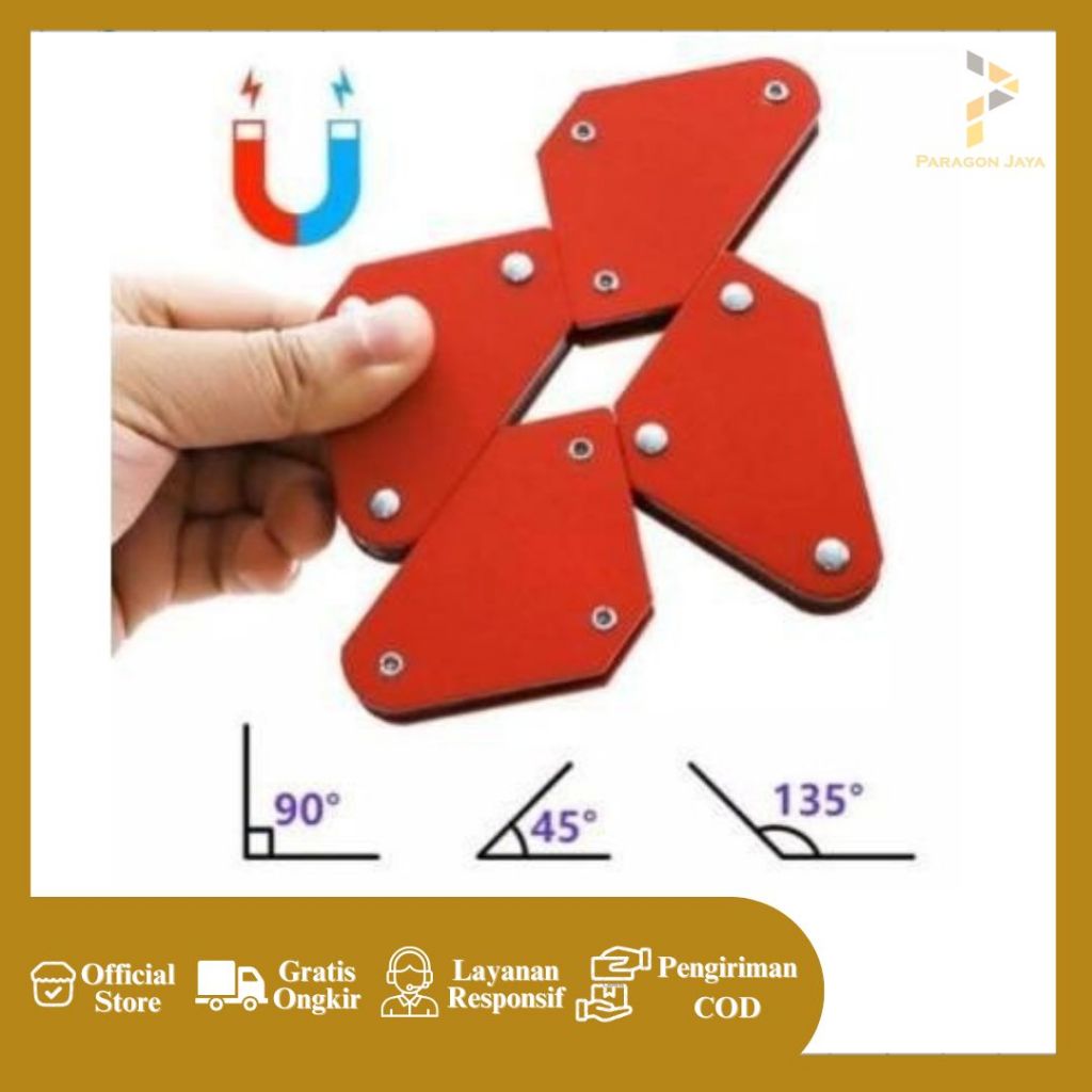 Jual Siku Magnet Las Set Mini 4PCS / Magnetic Welding Holder 4 PCS ...