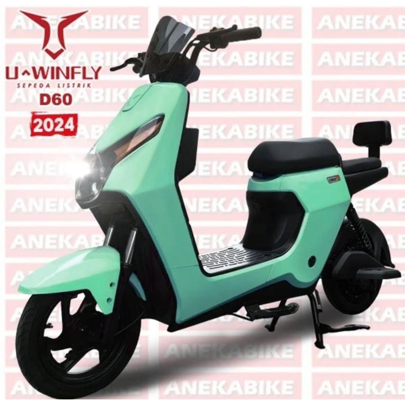 Jual Sepeda Listrik UWINFLY D60 E bike 450 watt | Shopee Indonesia